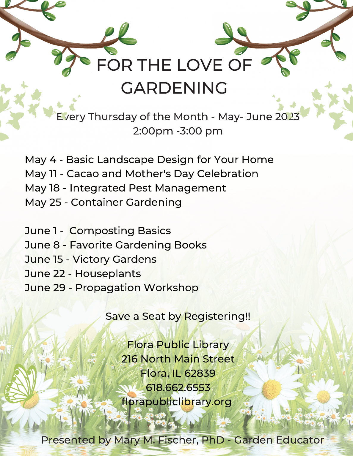 Gardening and Horticulture Series - Flora Public Library