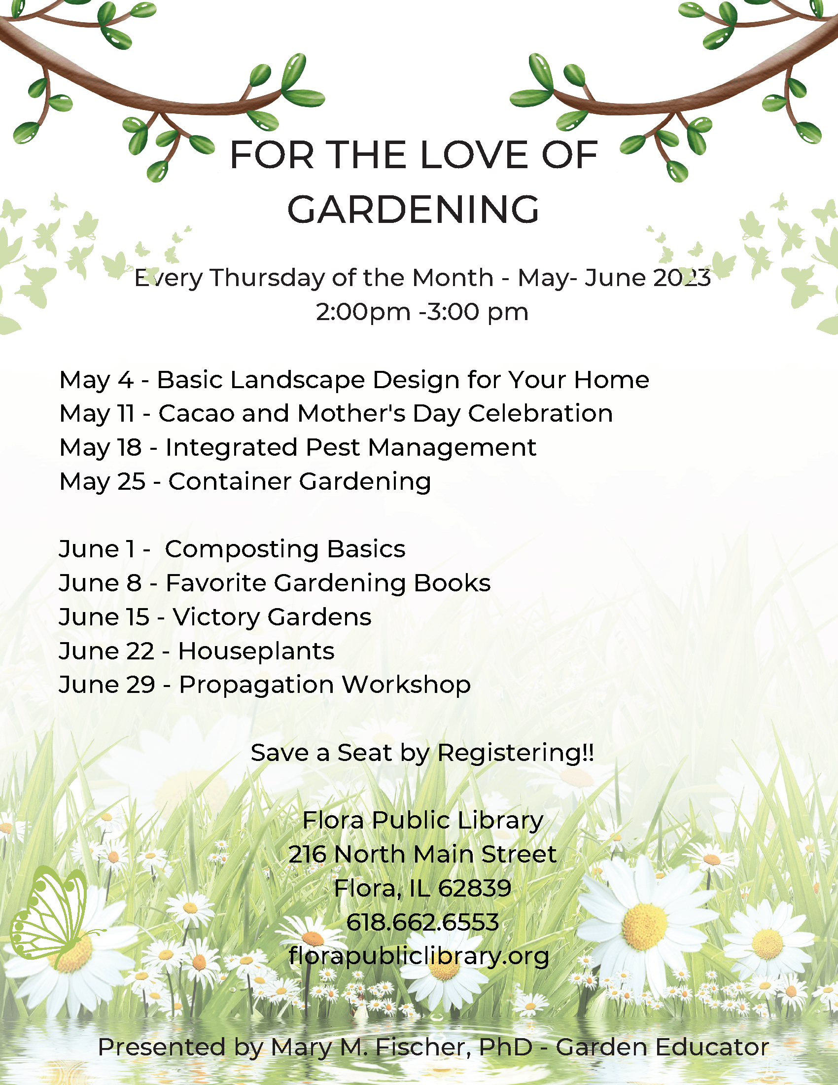 Gardening and Horticulture Series - Flora Public Library